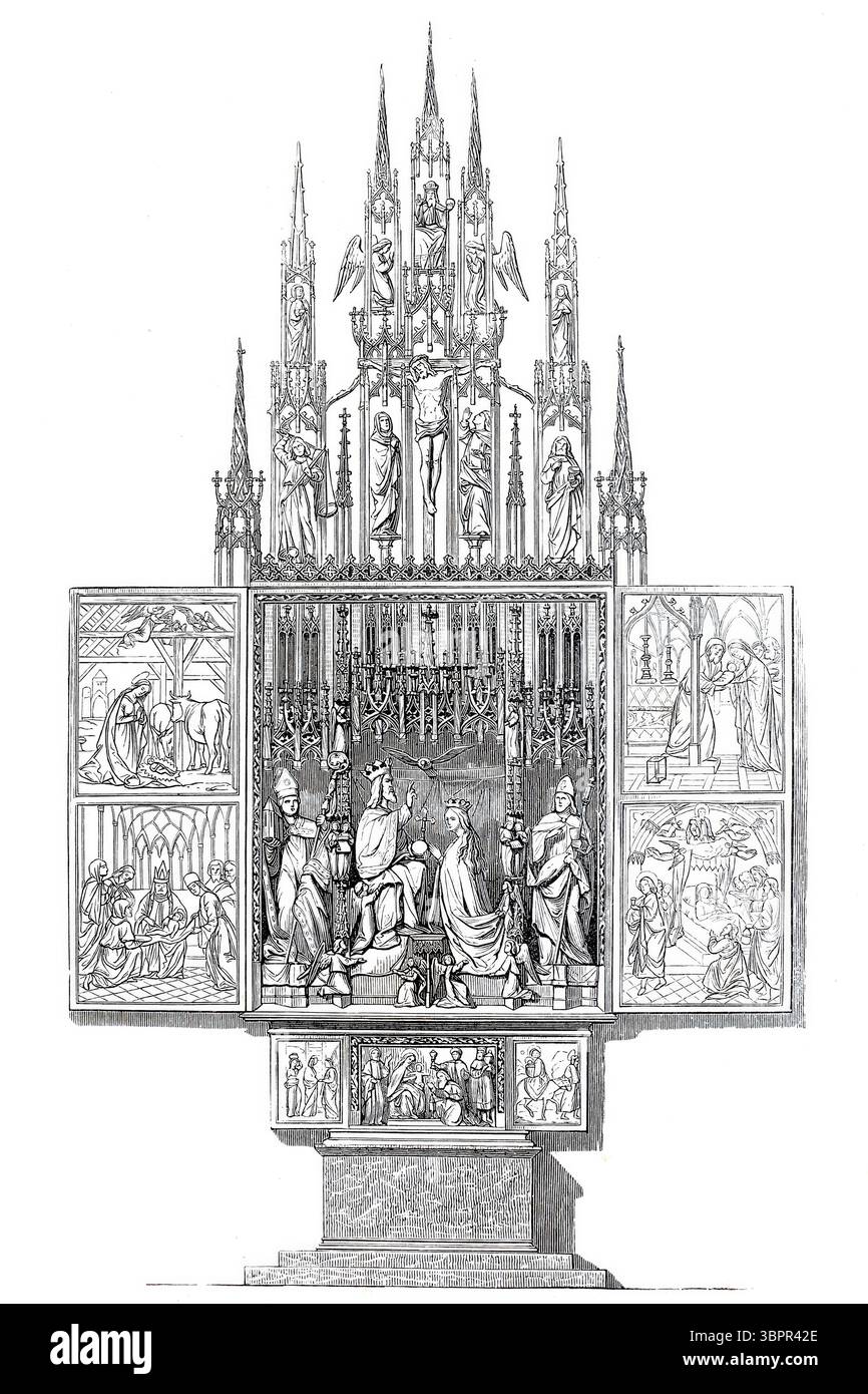 Altar from the Catholic parish and pilgrimage church of St. Wolfgang in ...