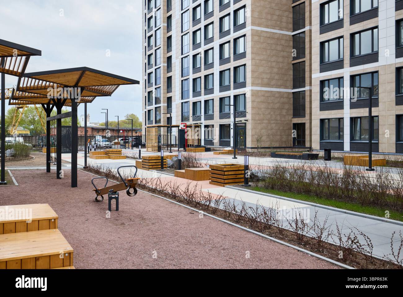 Modern Urban Residential Development with Sustainable Green Spaces and ...