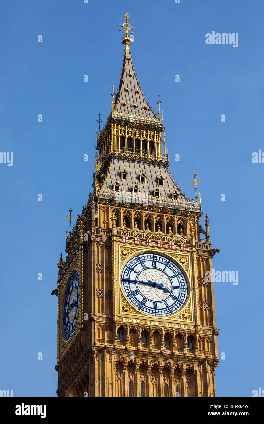 The iconic Elizabeth Tower in Westminster, London, UK Stock Photo - Alamy