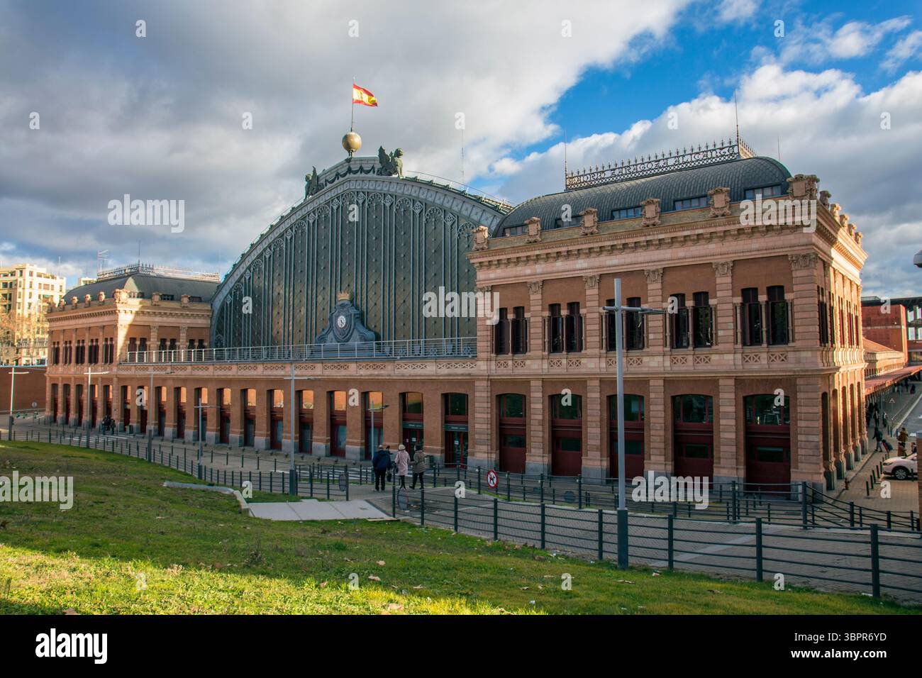 Spain Madrid Plaza del Emperador Carlos V, Atocha Train Station ...