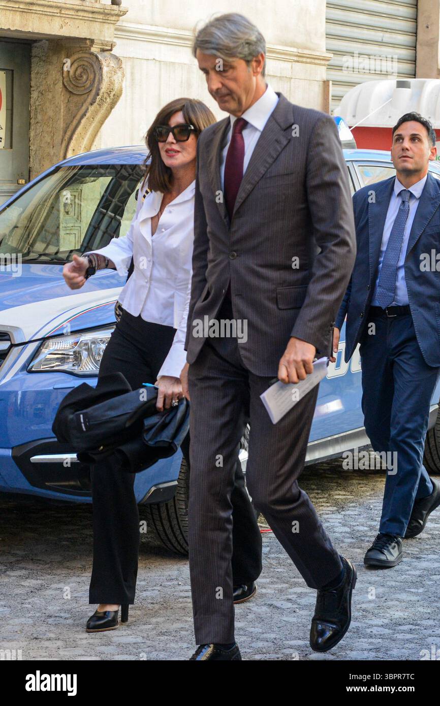 Roma, Italia. 05th July, 2025. Il Ministro Anna Maria Bernini in arrivo ...
