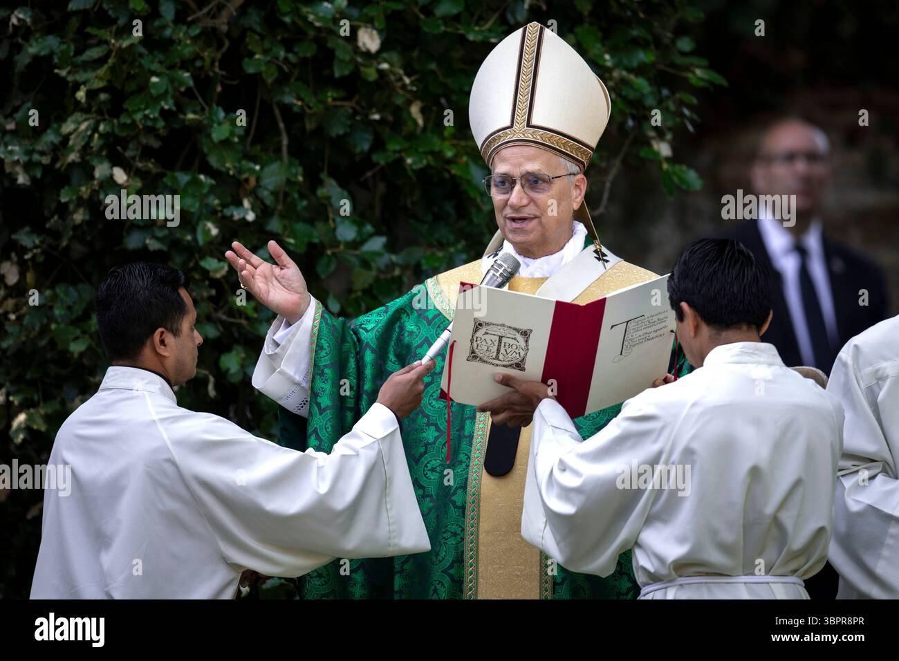 Pope Leo XIV celebrates a Mass for the Care of Creation in the "Borgo ...