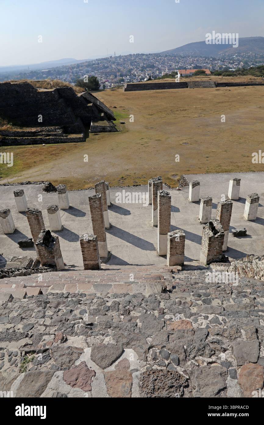 Central America Mexico Tula de Allende Archaeological Park Toltec ...