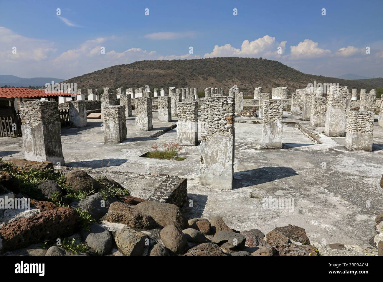 Central America Mexico Tula de Allende Archaeological Park Palacio ...