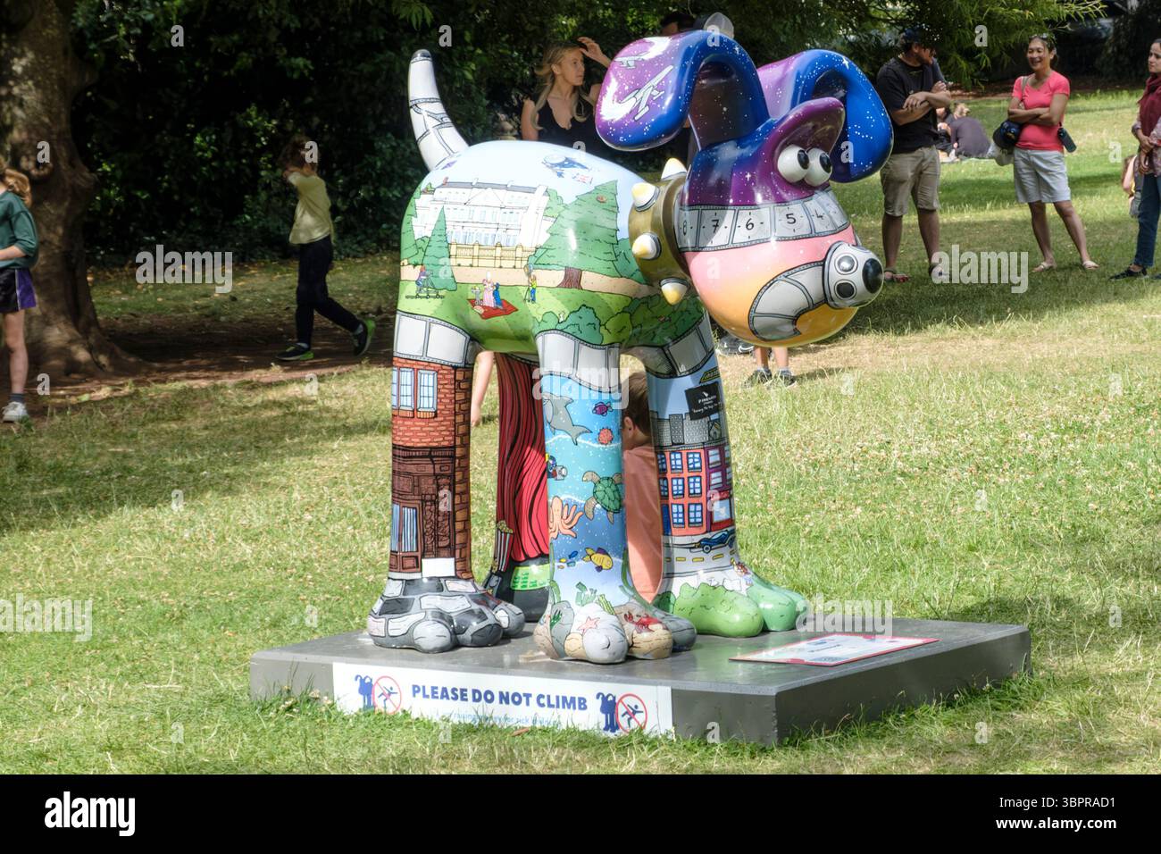 a Gromit sculpture on the Gromit unleashed trail Bristol UK Ardman ...