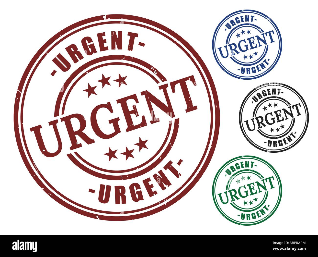 A Important Announcement Stamps, Urgent Notice Badge Vector Set Stock ...