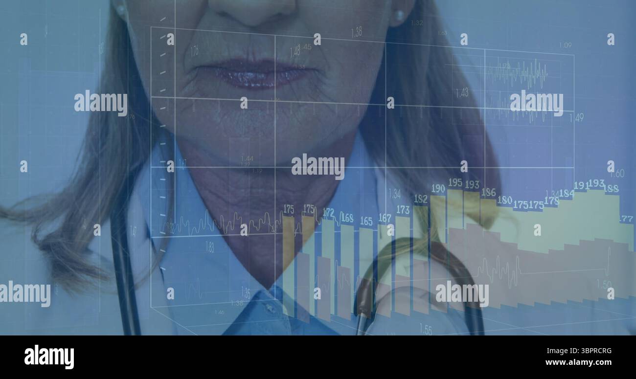 Analyzing data bar graph overlay hi-res stock photography and images ...