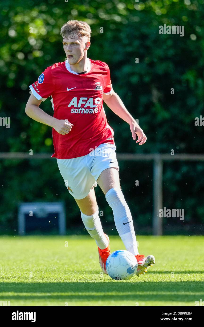 EPE, NETHERLANDS - JULY 9: Maxim Dekkers of AZ during the Pre-season ...