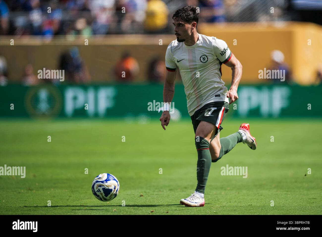Pedro Neto of Chelsea FC in action during the FIFA Club World Cup semi ...