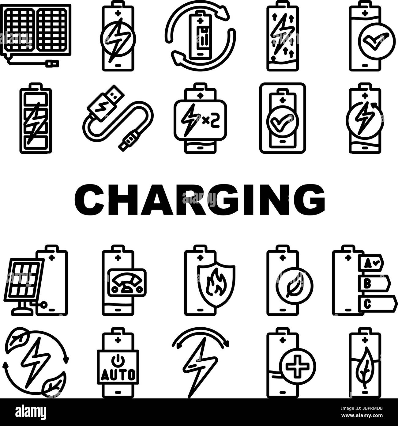 Magnetic fast charger Stock Vector Images - Alamy
