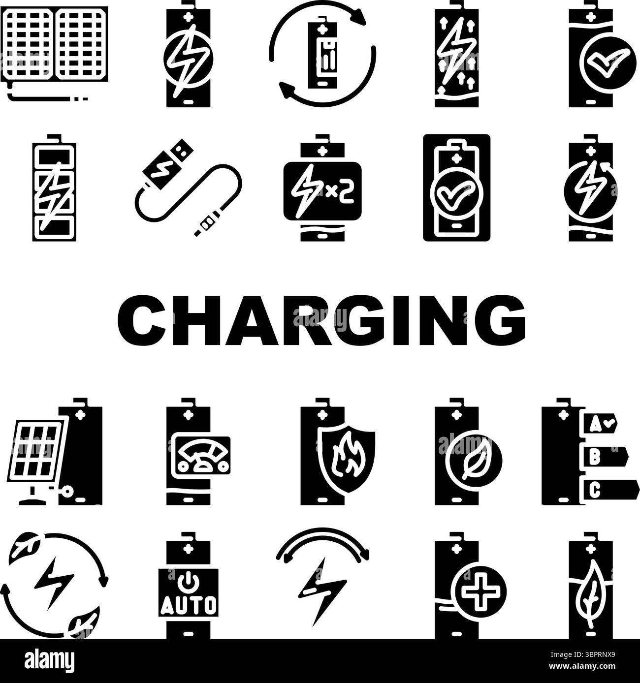 Magnetic fast charger Stock Vector Images - Alamy