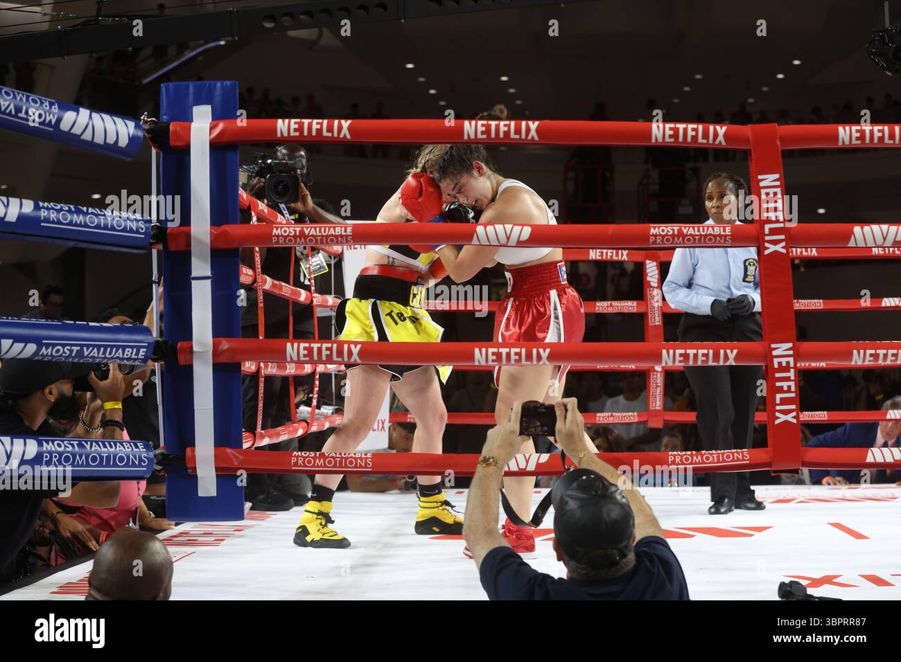 Colleen Davis and Elise Soto during the Most Valuable Promotions Katie ...