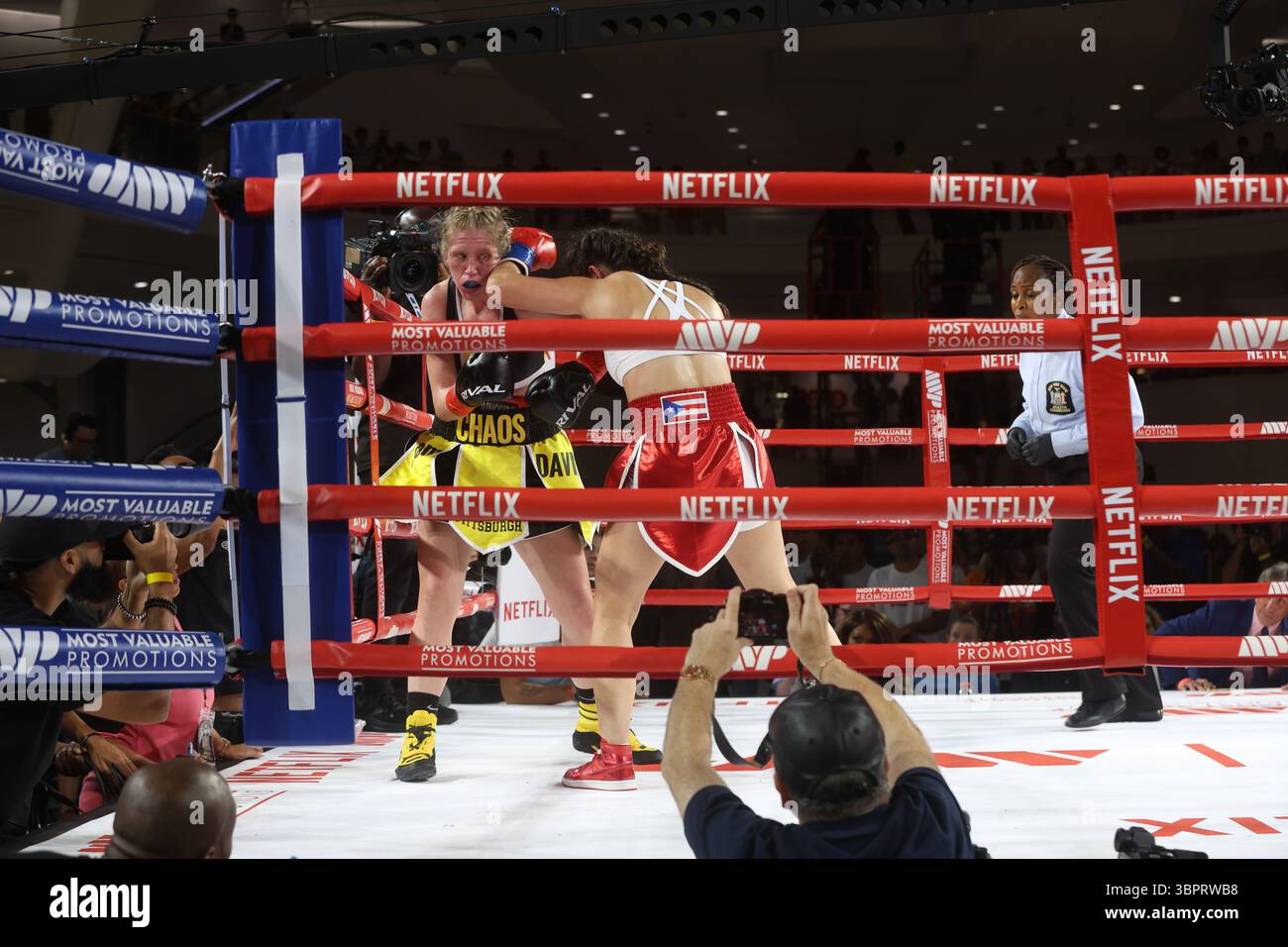 Colleen Davis and Elise Soto during the Most Valuable Promotions Katie ...