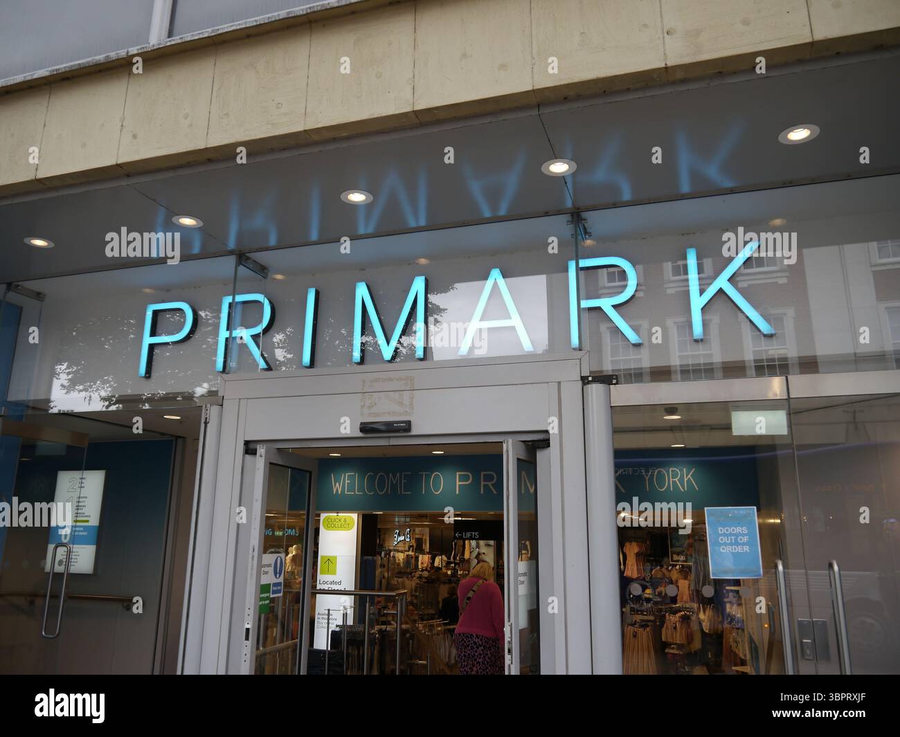 Primark Corporate logo signs in York City centre in June 2025 Editorial ...