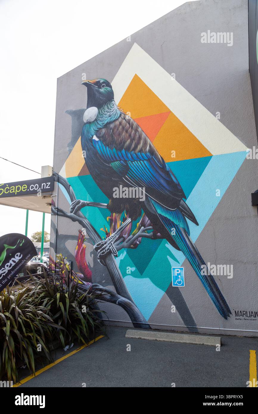 A Tui painted by Charles aka Phat1 TMD crew & Janine Williams aka Lady ...