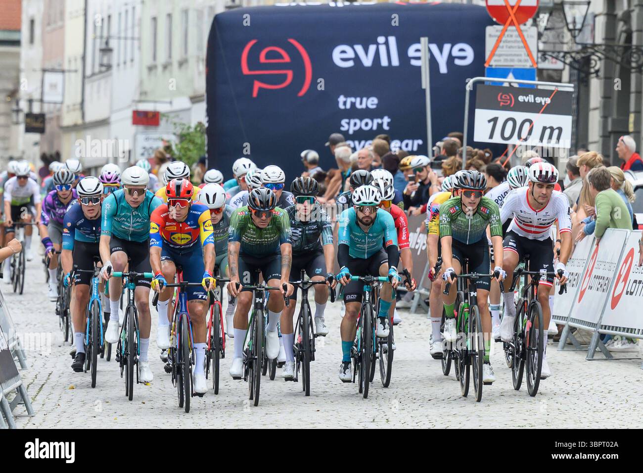 steryr, austria, 09 july 2025, first stage of the bicycle race tour of ...