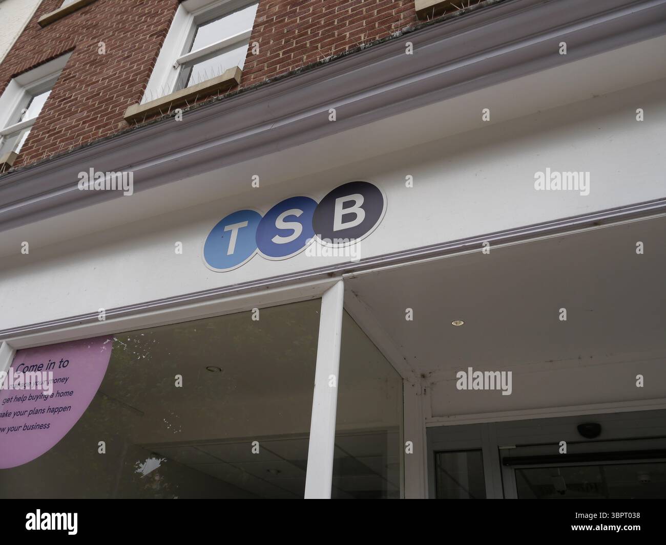 TSB bank Corporate logo signs in York City centre in June 2025 Editorial Use Only Stock Photo ...