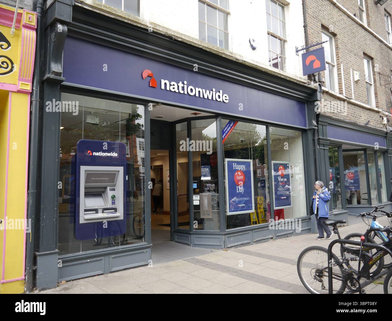 nationwide building society cash machine Corporate logo signs in York ...