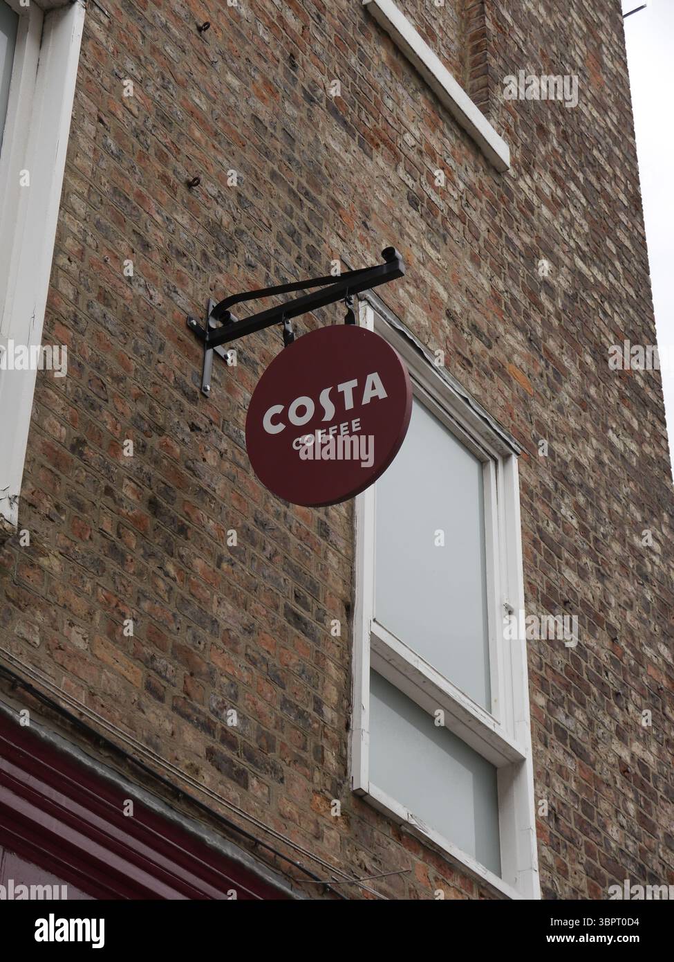 Costa Coffee Corporate logo signs in York City centre in June 2025 ...