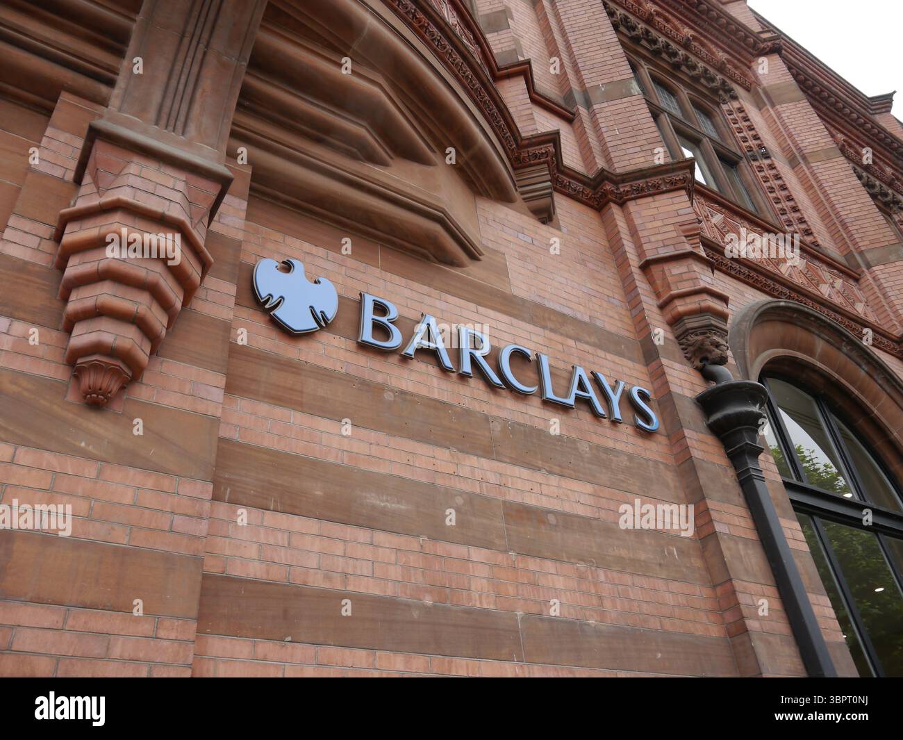Barclays Bank Corporate logo signs in York City centre in June 2025 ...