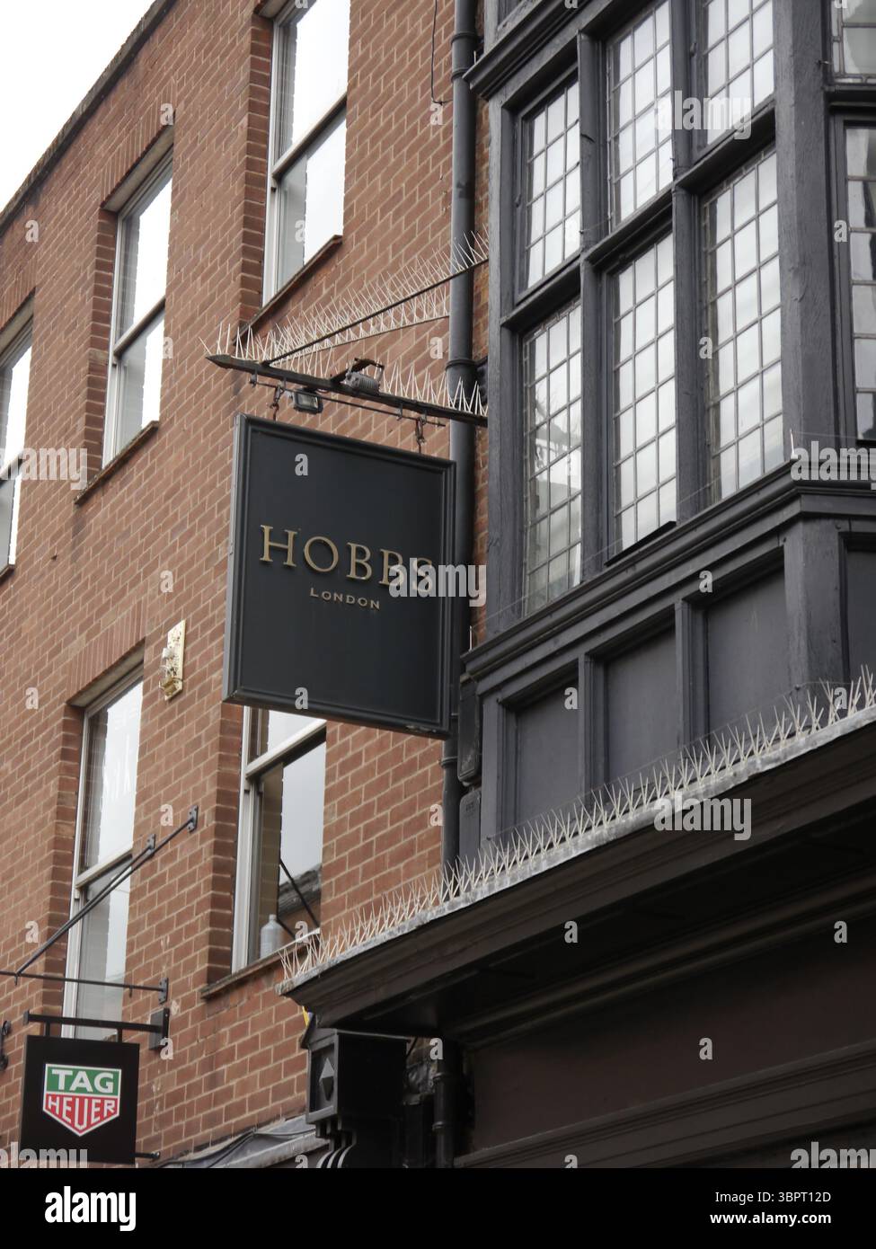 Hobbs London Corporate logo signs in York City centre in June 2025 ...
