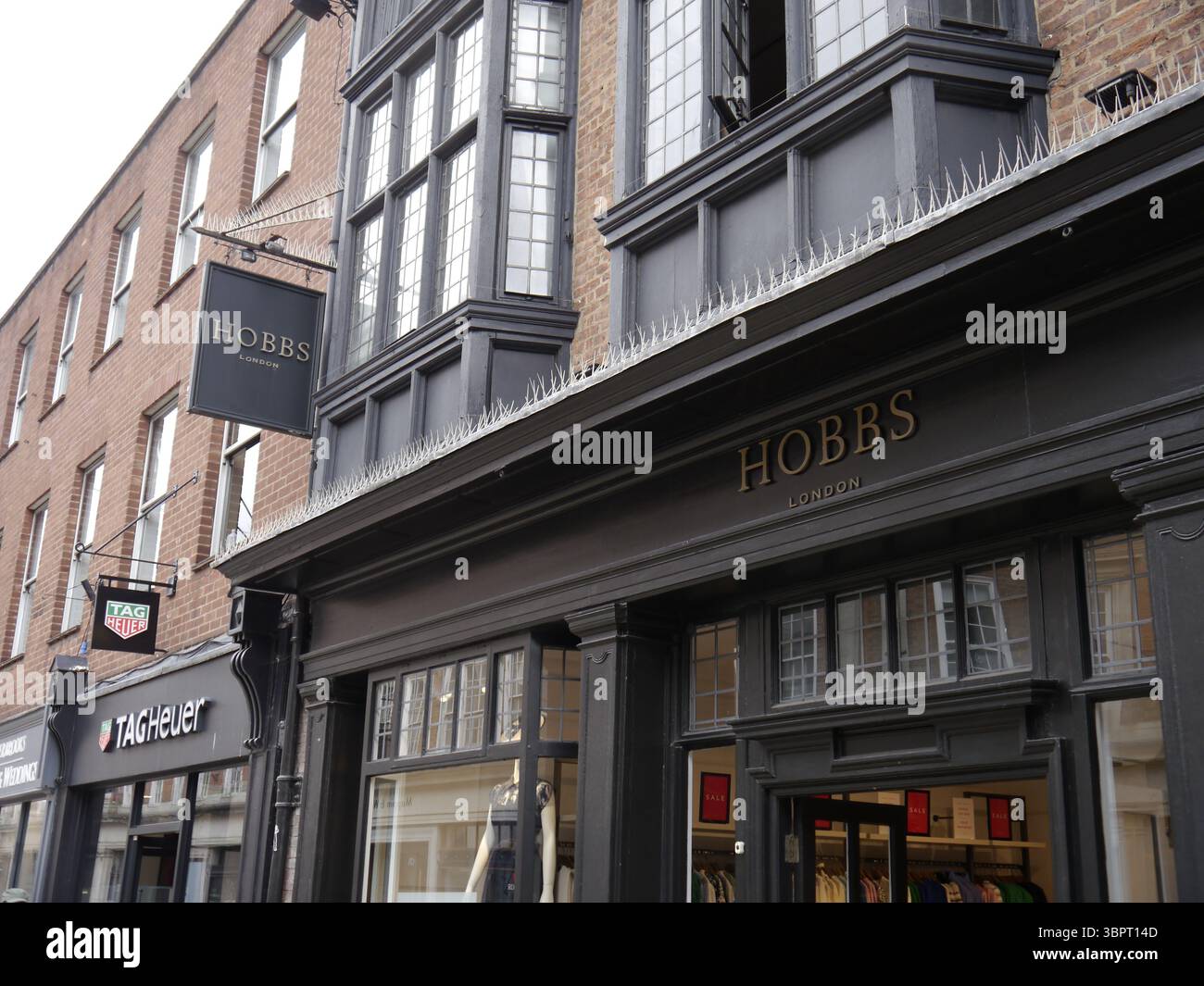 Hobbs London Corporate logo signs in York City centre in June 2025 ...