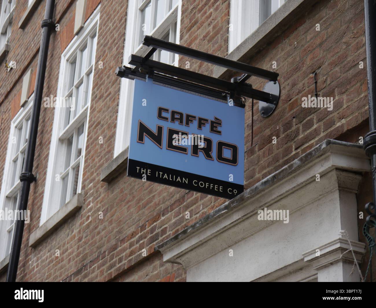 Café Nero coffee shop cafe Corporate logo signs in York City centre in ...