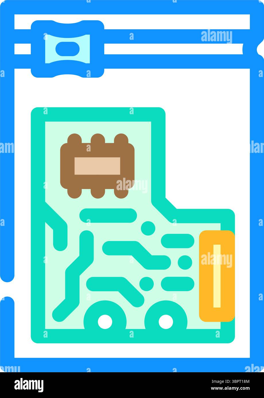 pcb esd safe packaging color icon vector illustration Stock Vector Image & Art - Alamy