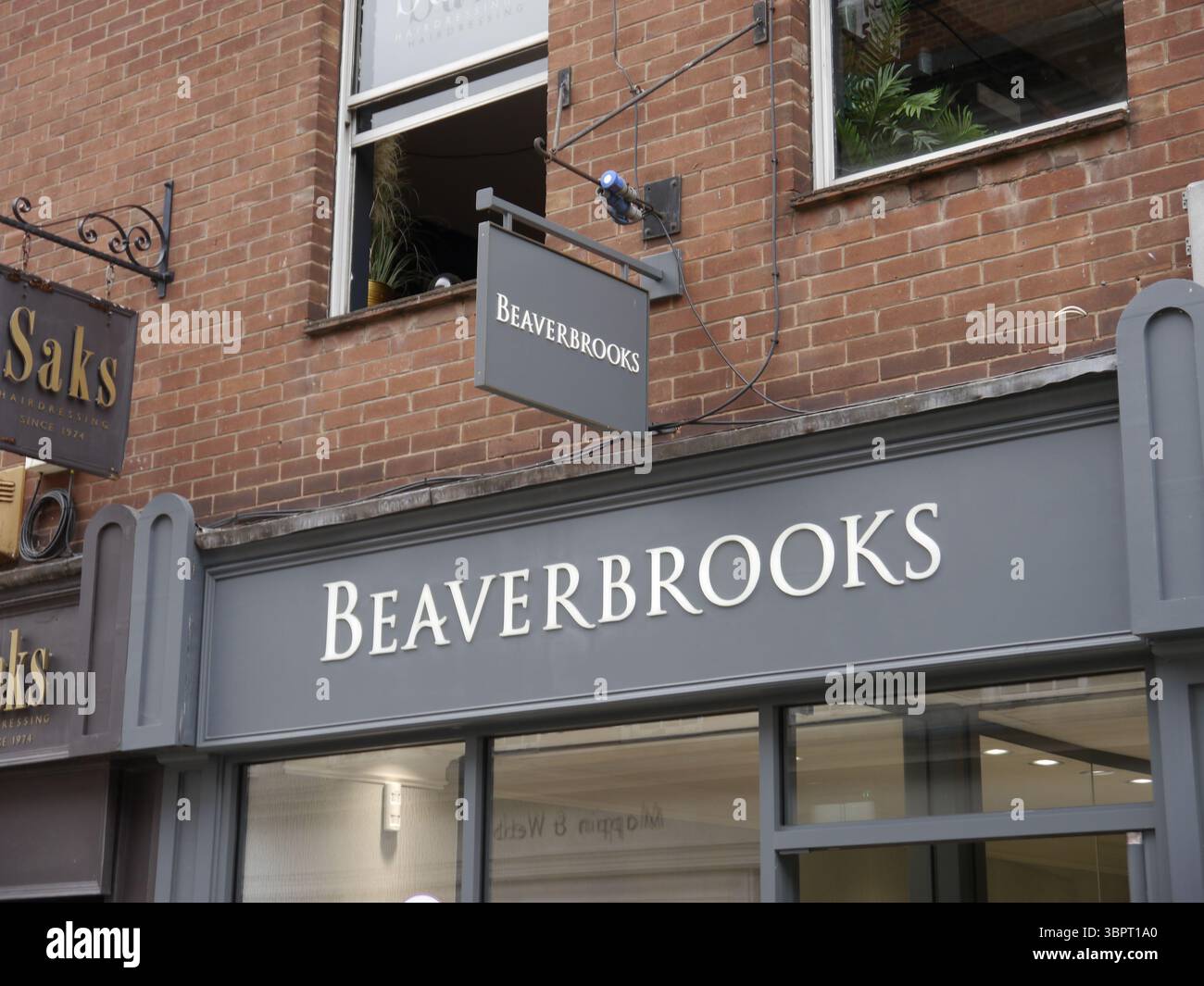 Beaverbrooks jewellers watches Corporate logo signs in York City centre ...