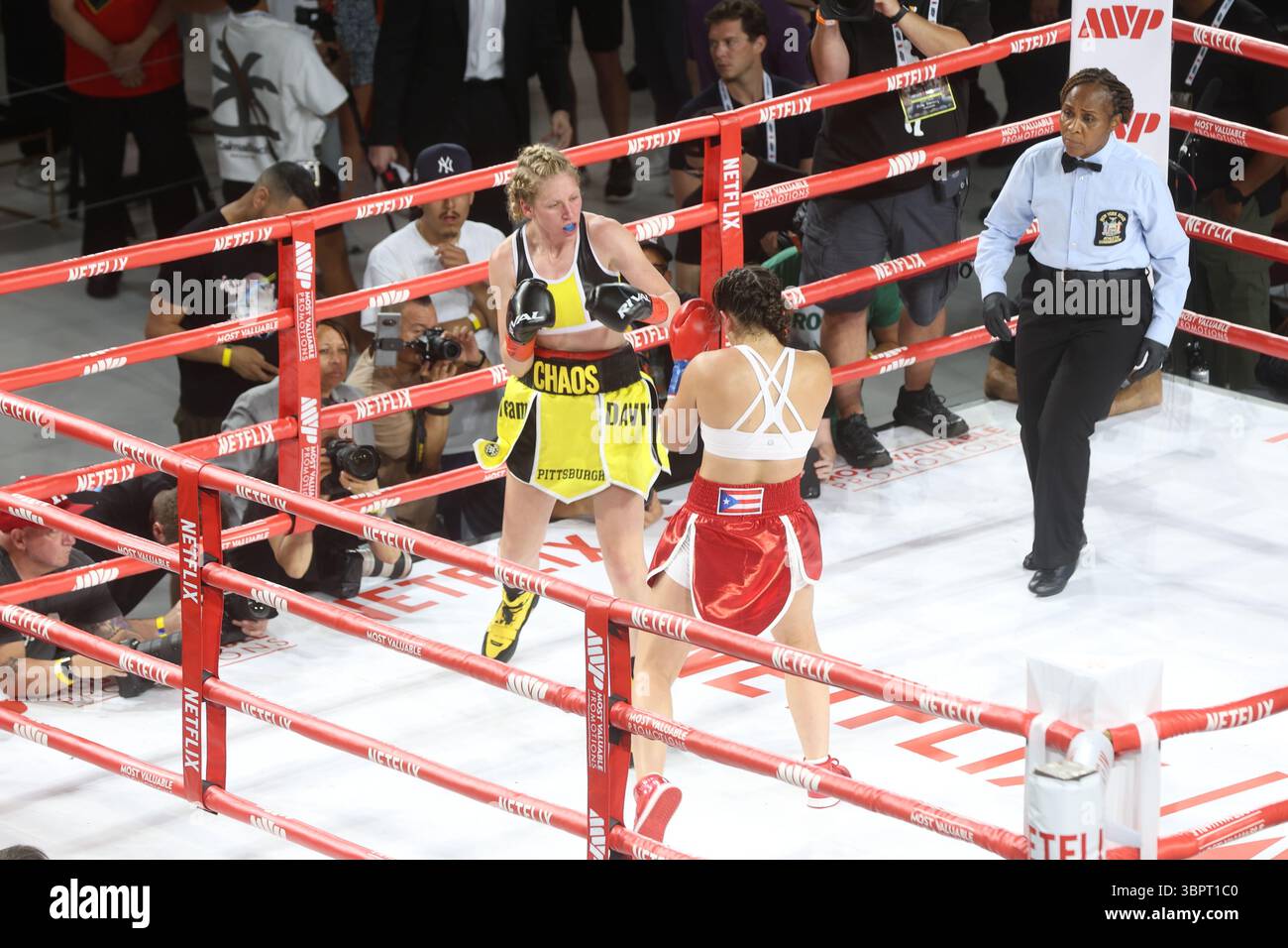 Colleen Davis and Elise Soto during the Most Valuable Promotions Katie ...