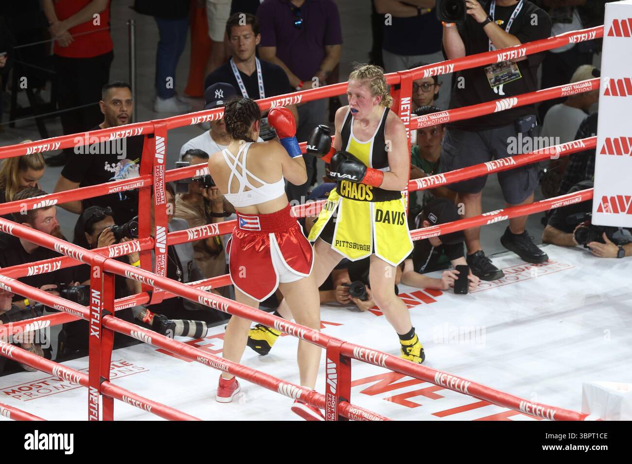 Elise Soto and Colleen Davis during the Most Valuable Promotions Katie ...