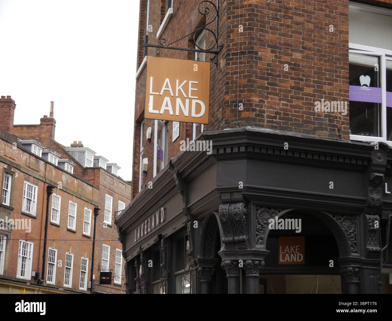 Lakeland kitchenware Corporate logo signs in York City centre in June ...