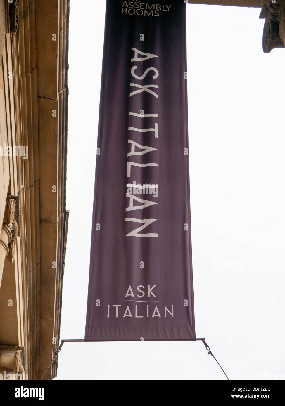 ask, Italian Corporate logo signs in York City centre in June 2025 ...