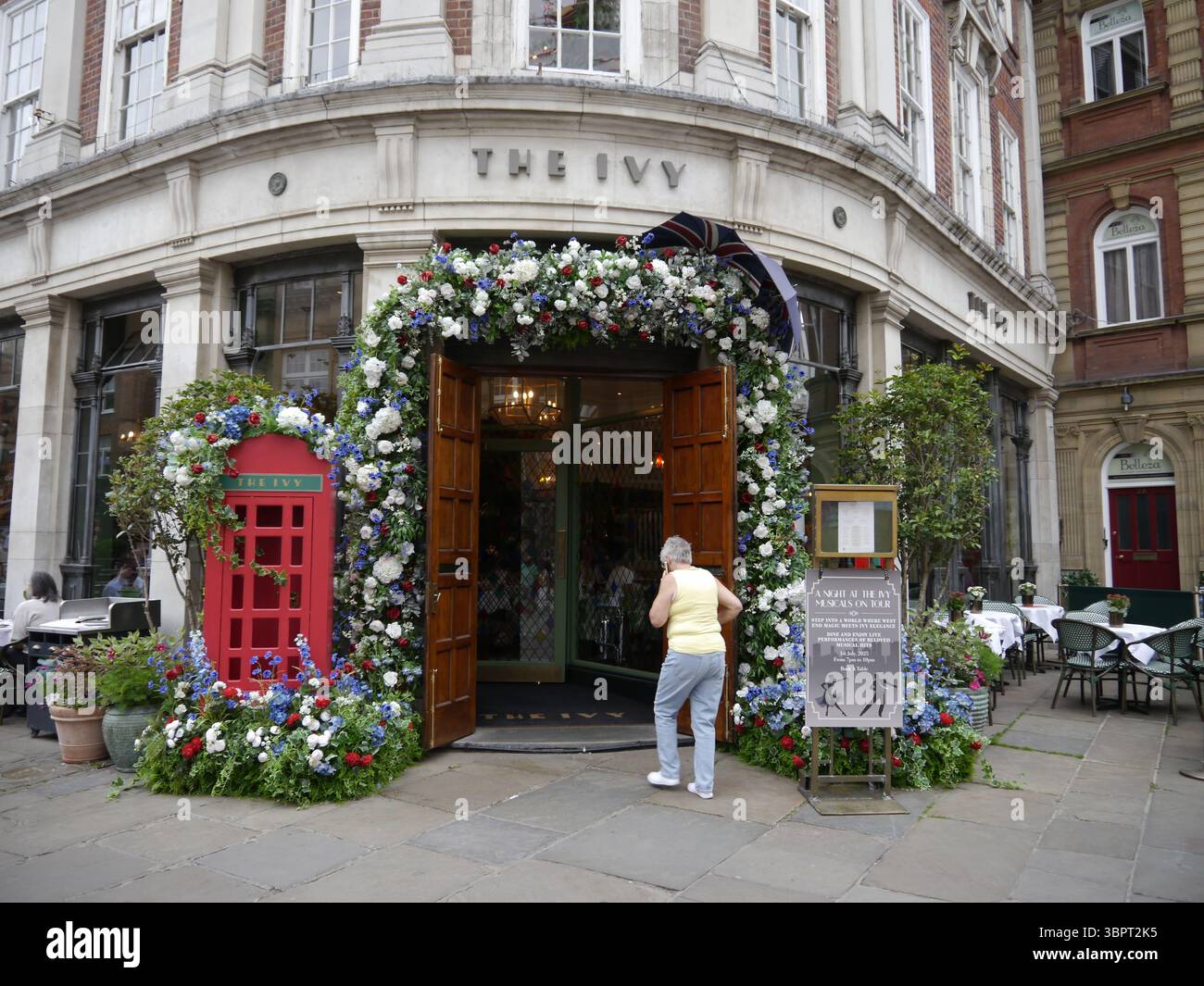 The Ivy York Corporate logo signs in York City centre in June 2025 ...