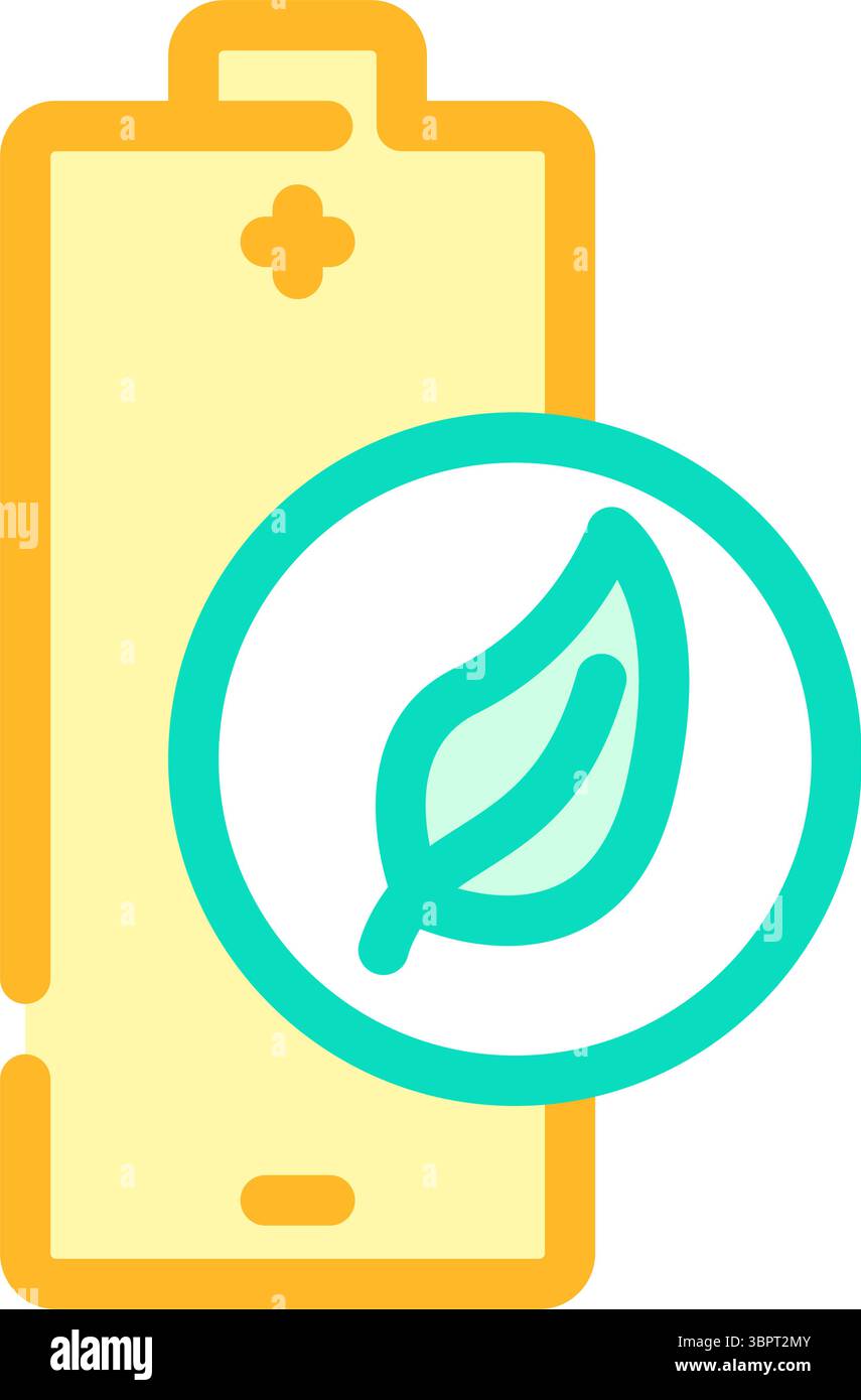 energy efficient color icon vector illustration Stock Vector Image ...