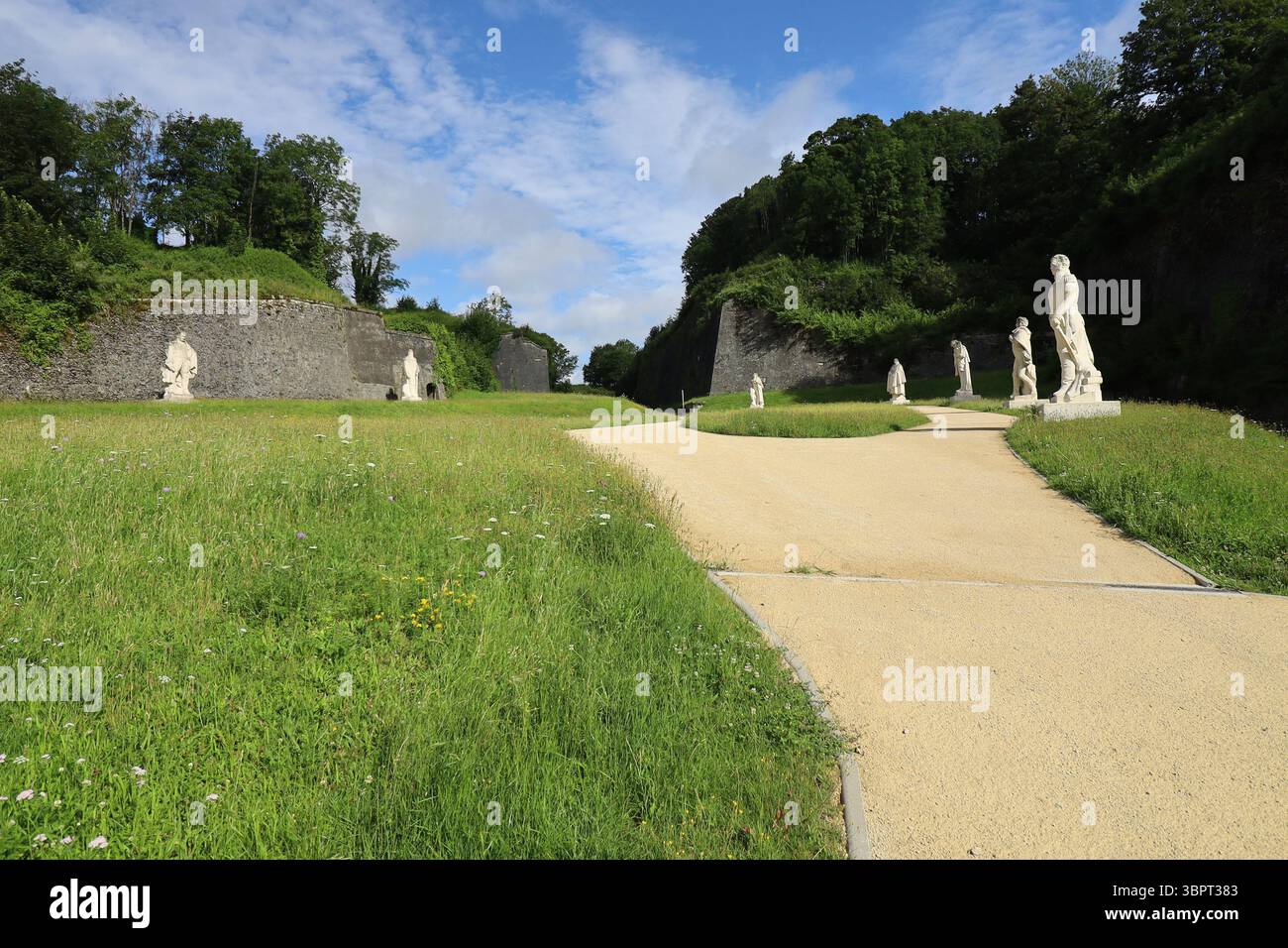 Statues of Marshals, city of Verdun, Meuse department, France Stock ...