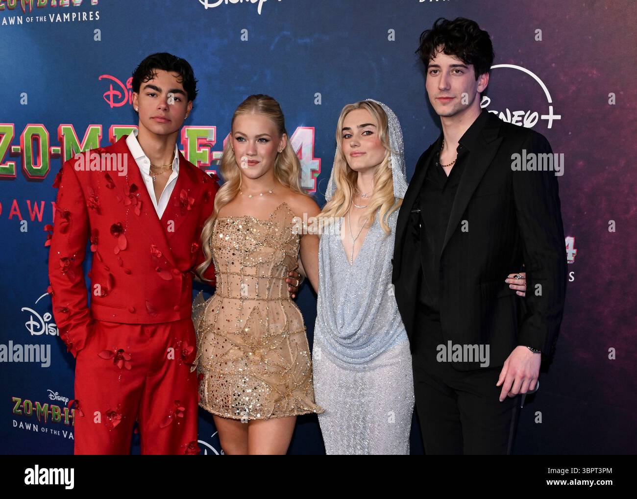 08 July 2025 - Hollywood, California - Malachi Barton, Freya Sky, Meg Donnelly and Milo Manheim ...