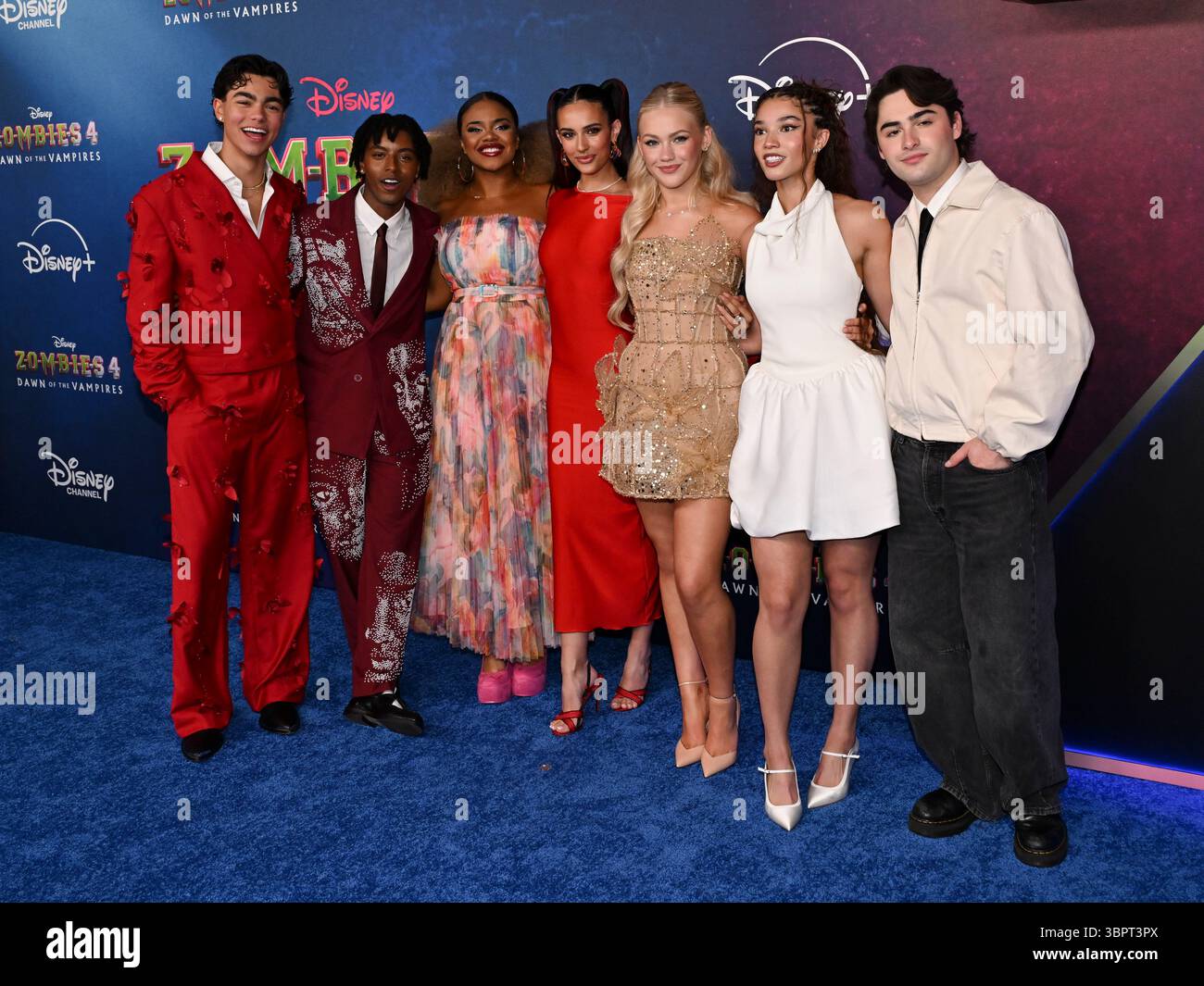08 July 2025 - Hollywood, California - (L-R) Malachi Barton, Mekonnen Knife, Dara Renee, Kylie ...