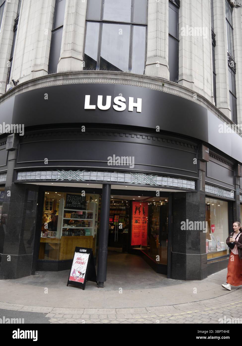 LUSH fresh handmade cosmetics Corporate logo signs in York City centre ...