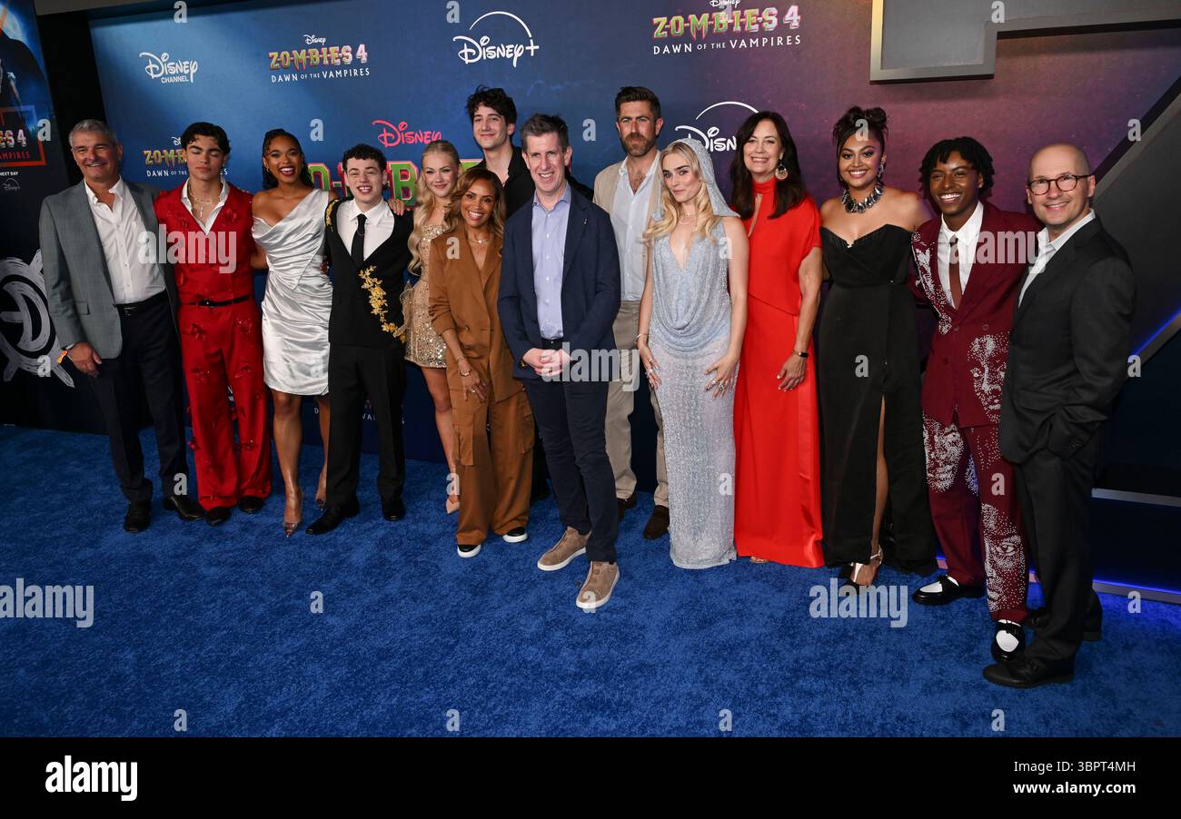 July 8, 2025, Hollywood, California, USA: (L-R) Paul Hoen, Malachi ...