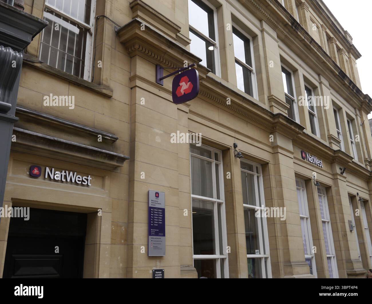 NatWest bank Corporate logo signs in York City centre in June 2025 ...