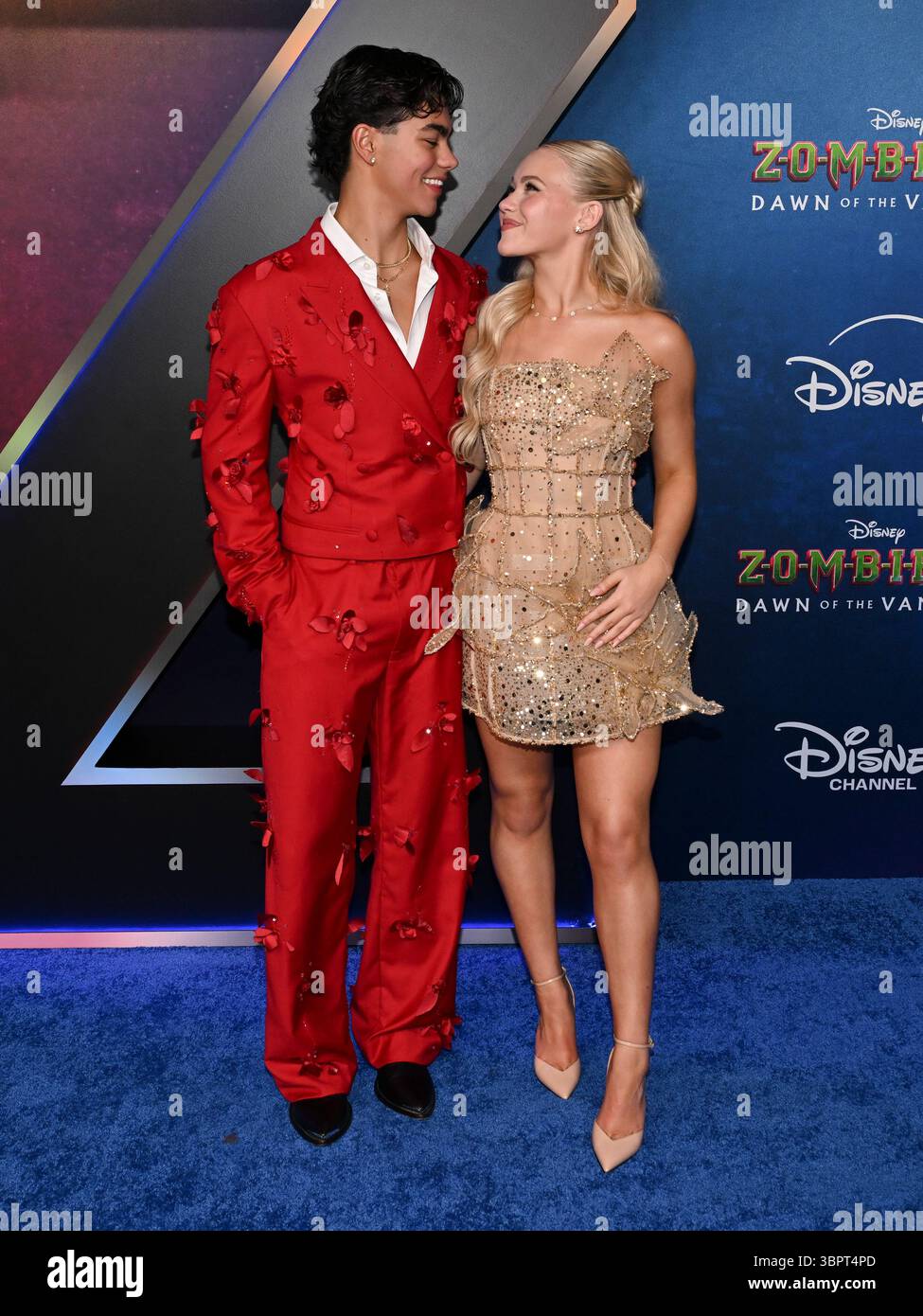 July 8, 2025, Hollywood, California, USA: Malachi Barton and Freya Skye ...