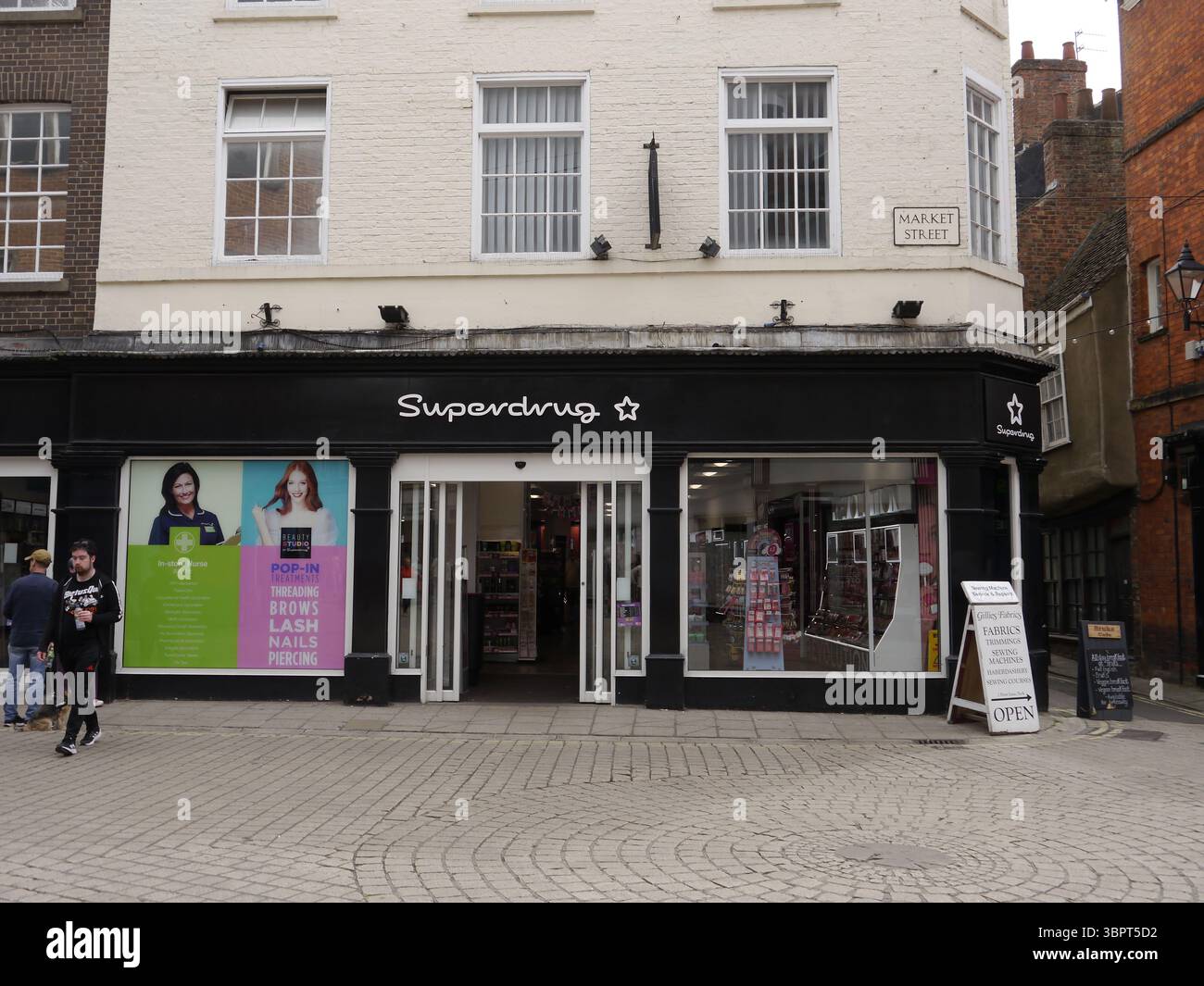 Superdrug pharmacy prescriptions Corporate logo signs in York City ...