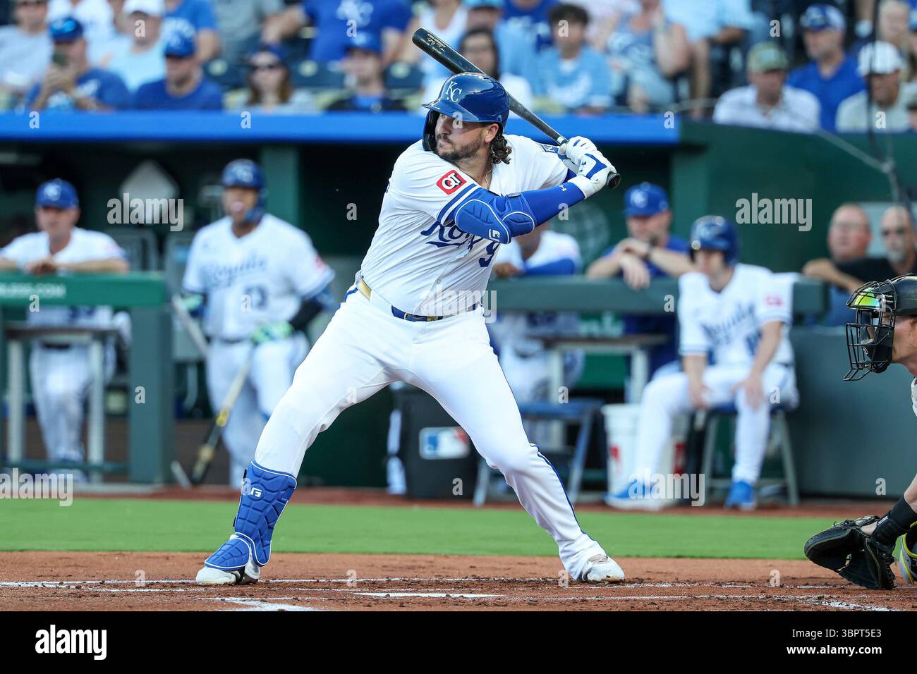 July 8, 2025: Kansas City Royals first baseman Vinnie Pasquantino (9 ...