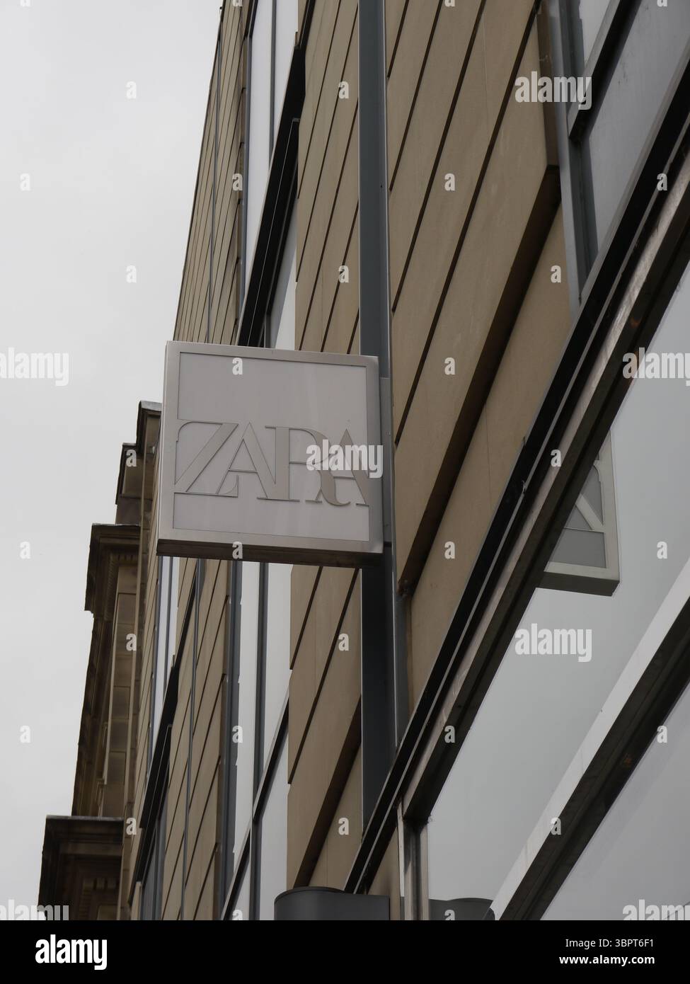 Zara fashion Corporate logo signs in York City centre in June 2025 ...