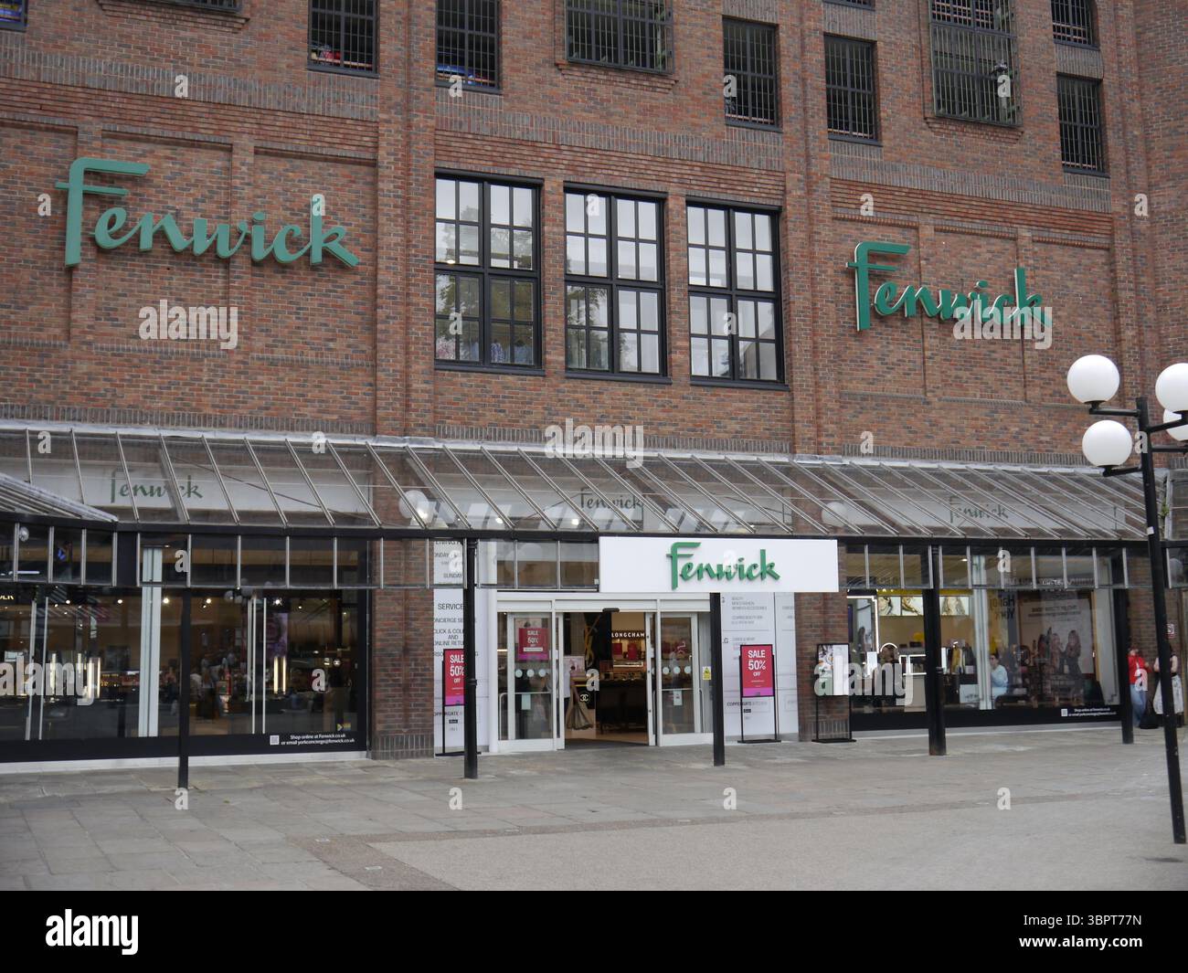 Fenwick store shop department sale Corporate logo signs in York City ...