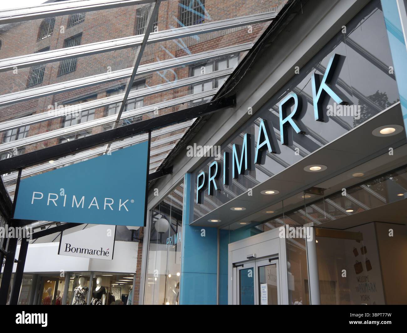 Primark Corporate logo signs in York City centre in June 2025 Editorial ...