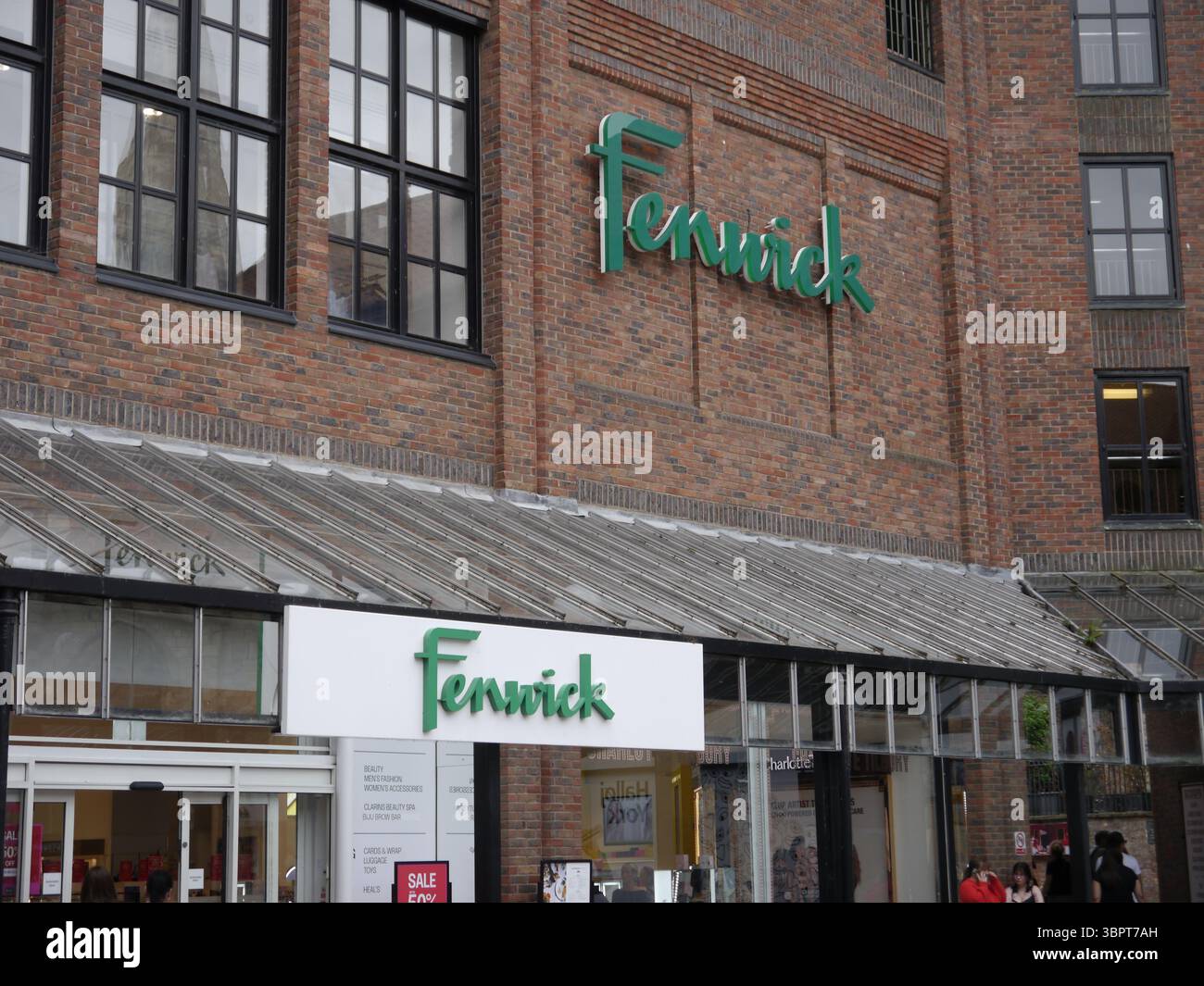 Fenwick store shop department sale Corporate logo signs in York City ...