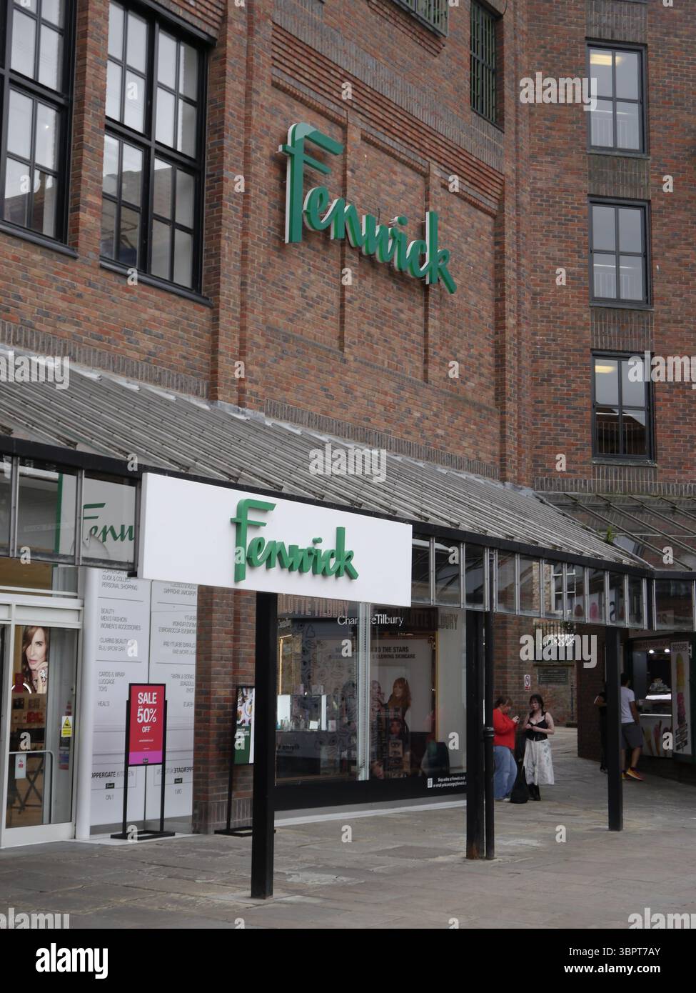 Fenwick store shop department sale Corporate logo signs in York City ...