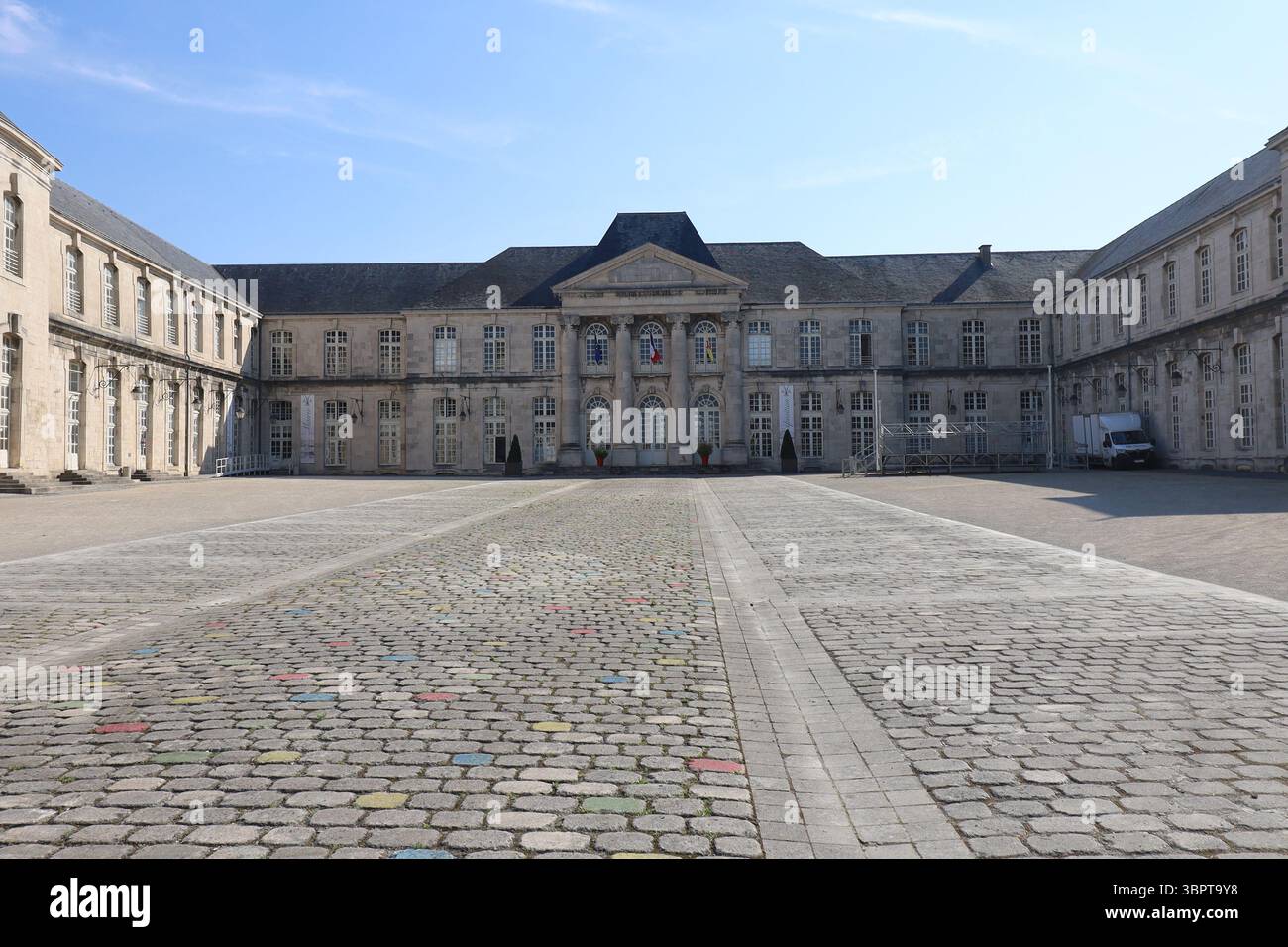 Commercy Castle, Stanislas Castle, exterior view, town of Commercy ...